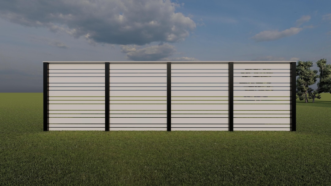 Horizontal Privacy Screen DIY Woodworking Plans – Detailed Instructions ...