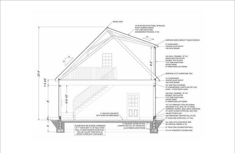 3-car Garage Design Plans 24x38 With Attic Workspace Floor Plans ...