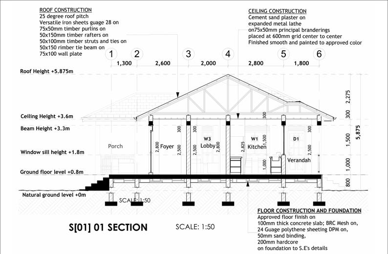 98sqm Tiny Home 2-bedroom Bungalow Plans Comprehensive Floor, Roof ...
