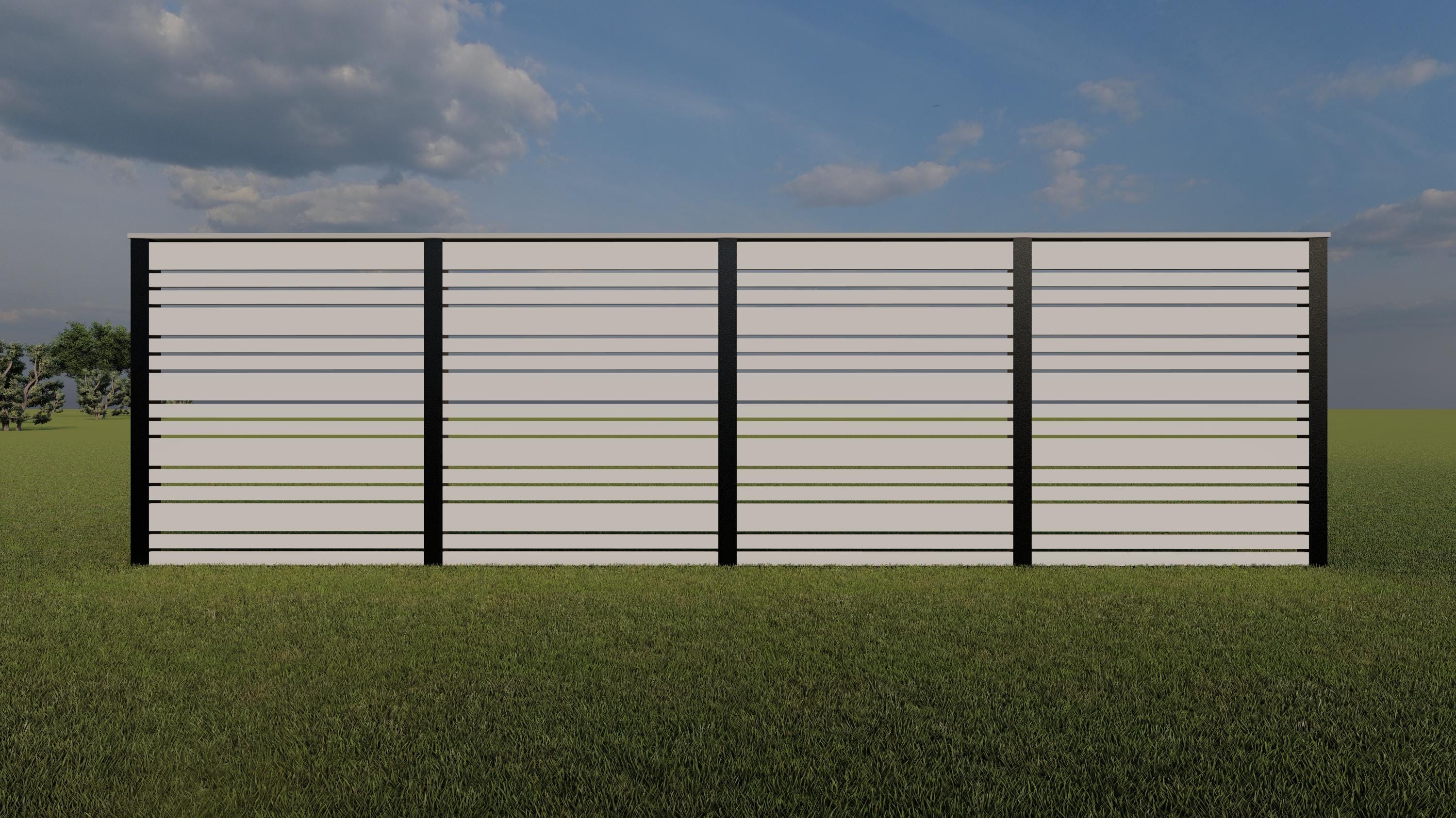 Horizontal Privacy Screen DIY Woodworking Plans – Detailed Instructions ...