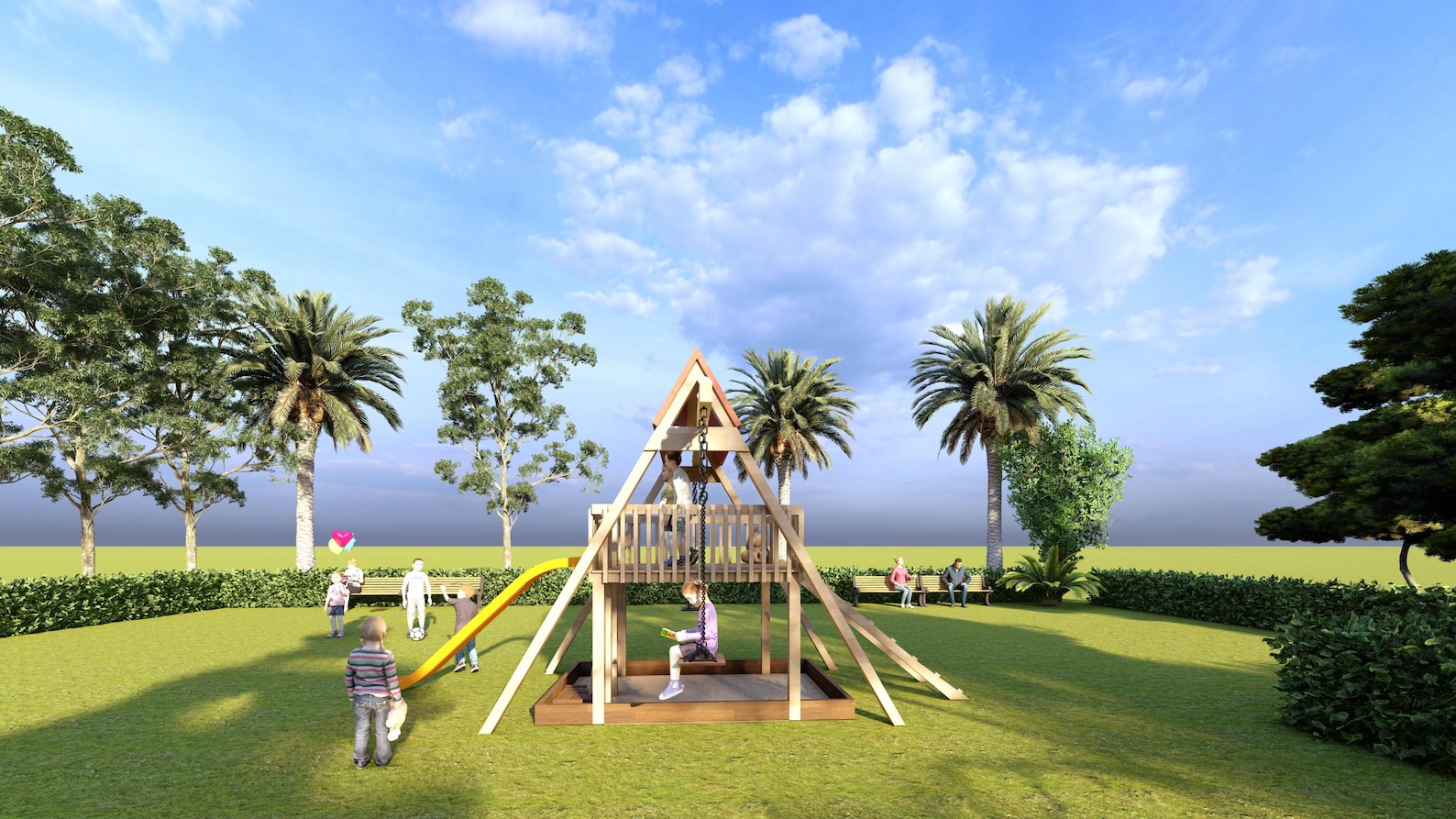 Children's Playground Construction Guide - DIY Plans for Backyard ...
