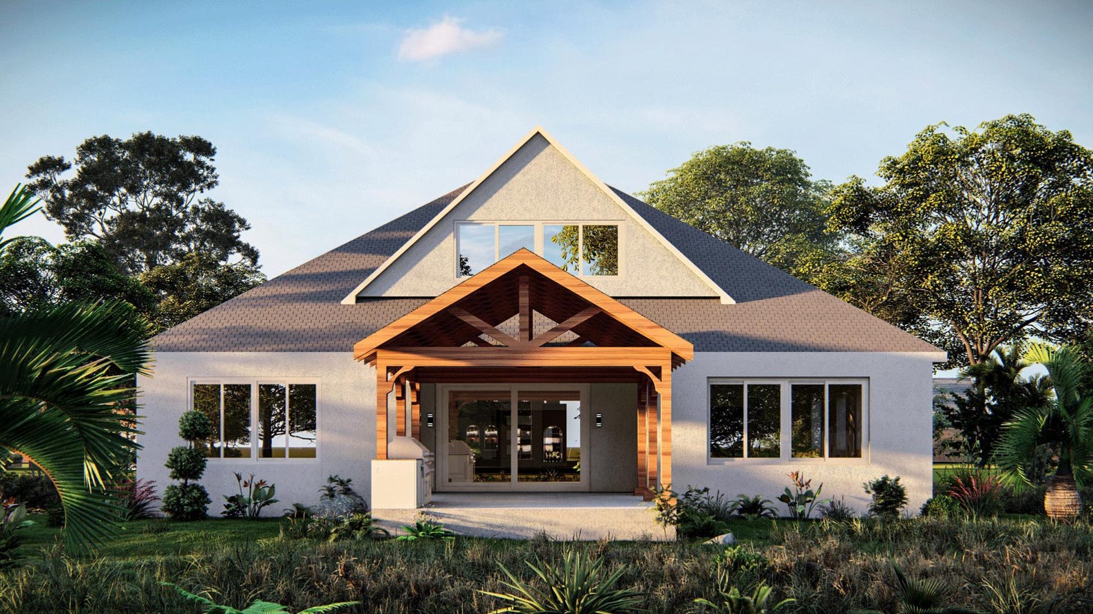 15’x16’ Cedar Canopy DIY Plans – Includes Construction Notes, Post ...