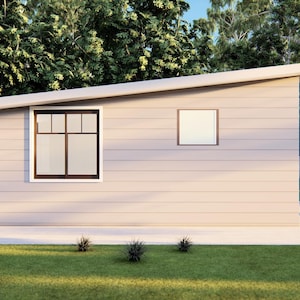 16x16' Studio Tiny Home Shed Building Plans With Floor Plan, Electrical ...