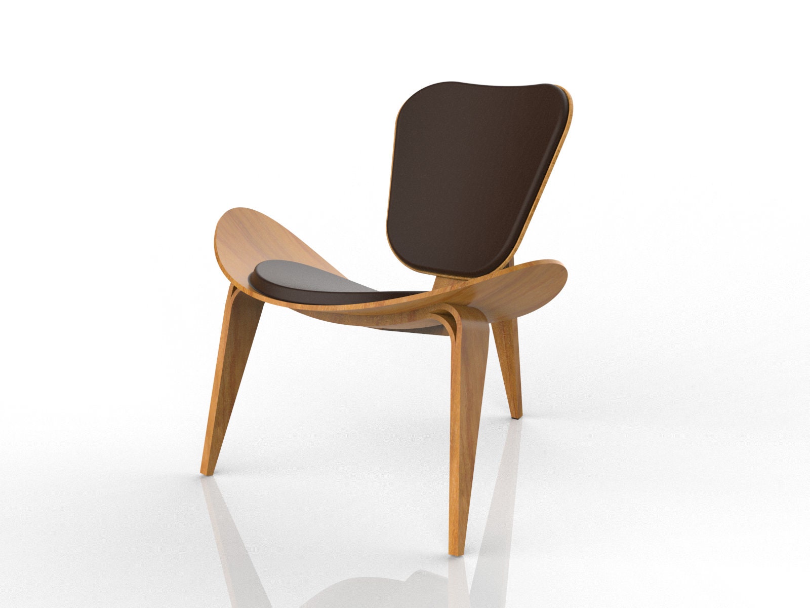 DIY CNC Chair Plans Digital File - Stl, Dxf, Sldprt, Pdf - Woodworking ...