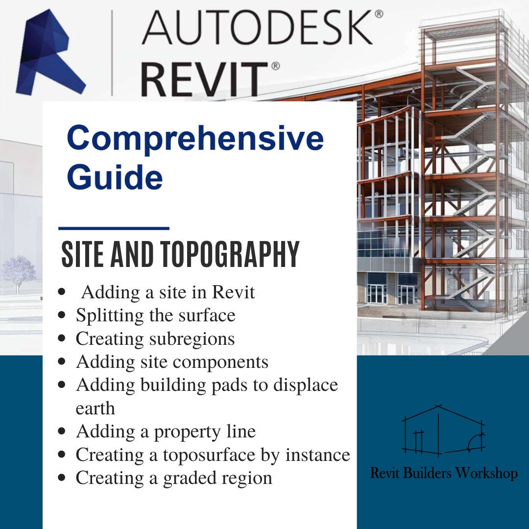 Comprehensive Autodesk Revit Site and Topography Tutorial PDF - Learn ...