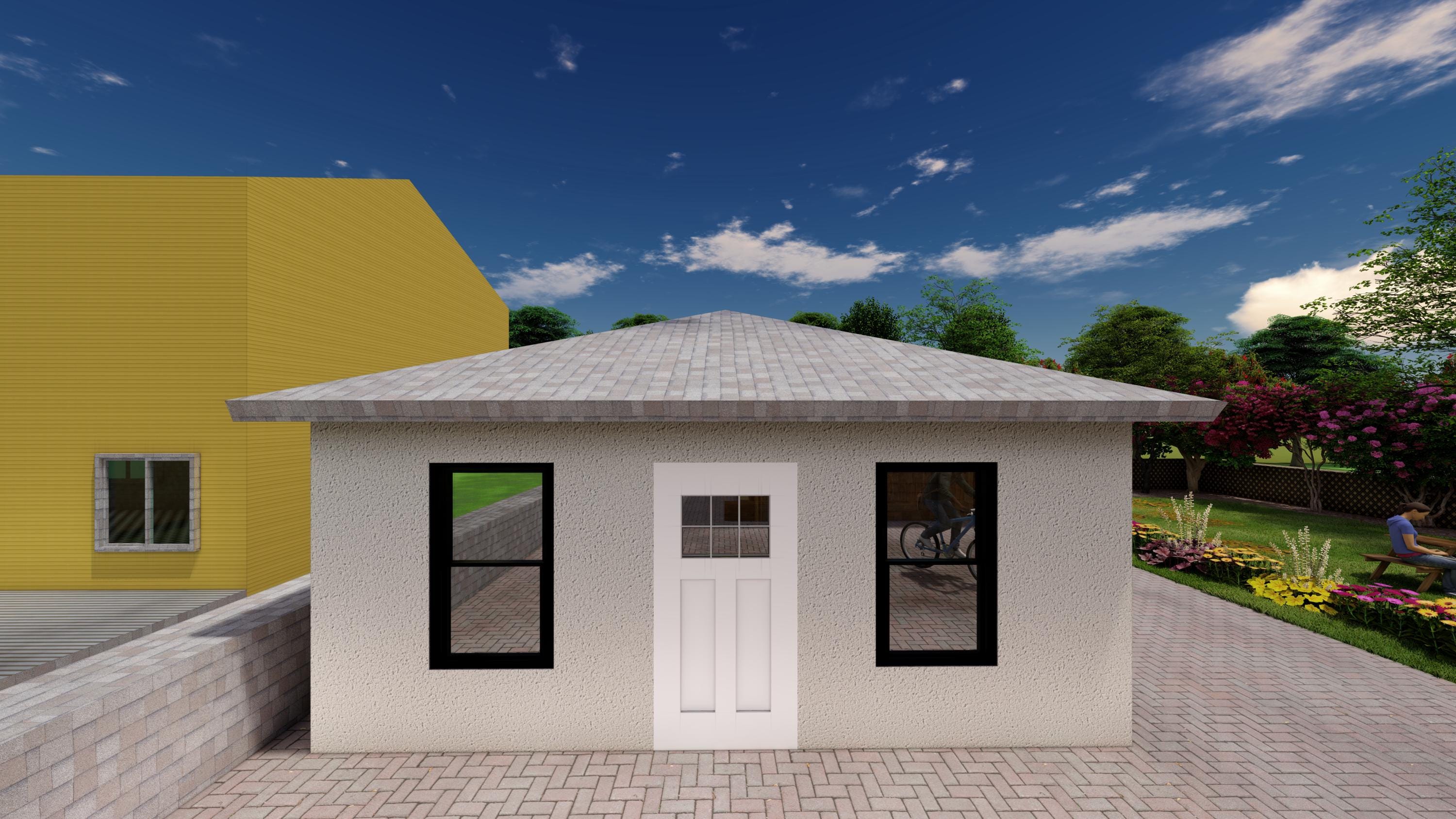 20'x20' Tiny ADU Building Plans With Architectural, Electrical ...