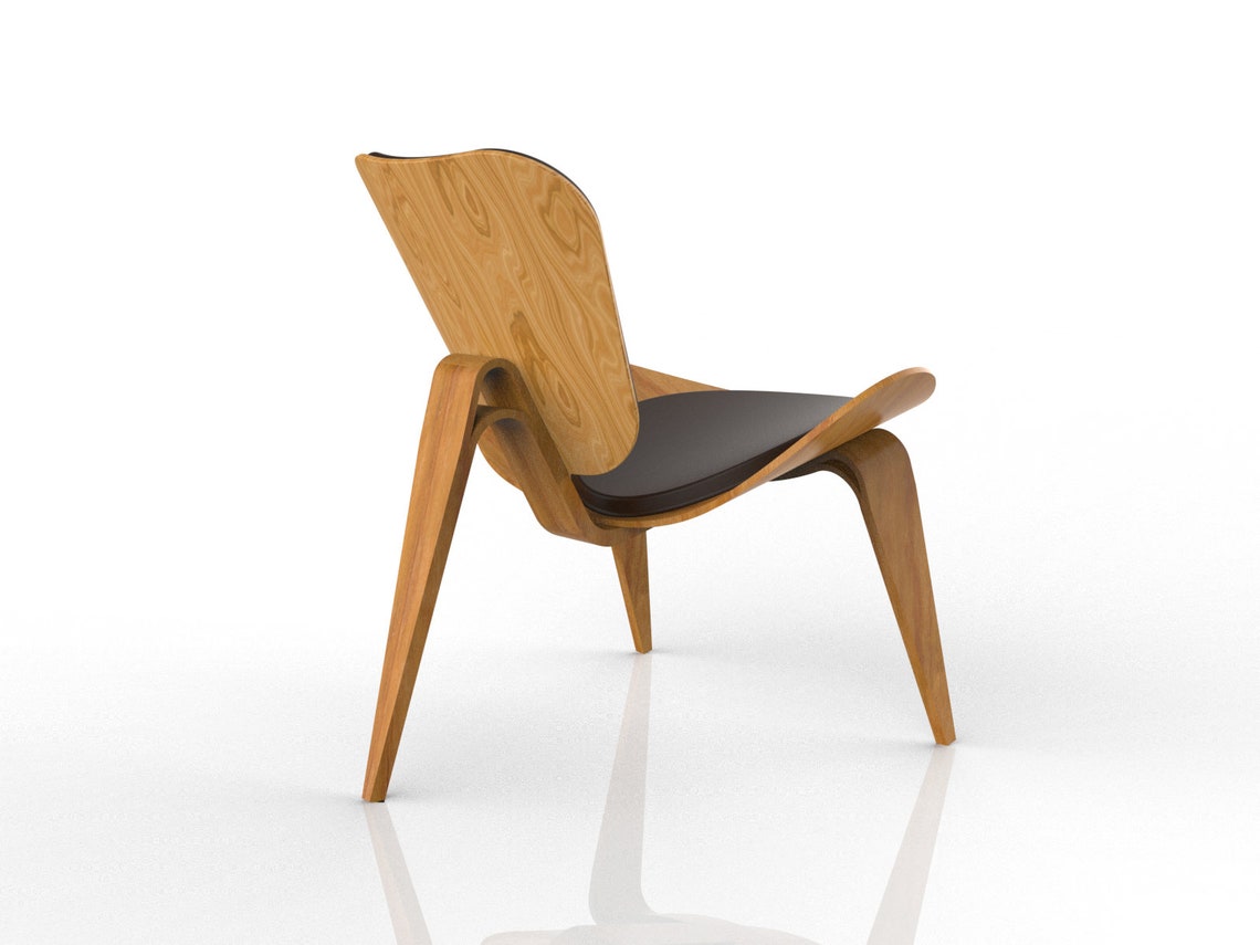 DIY CNC Chair Plans Digital File - Stl, Dxf, Sldprt, Pdf - Woodworking ...