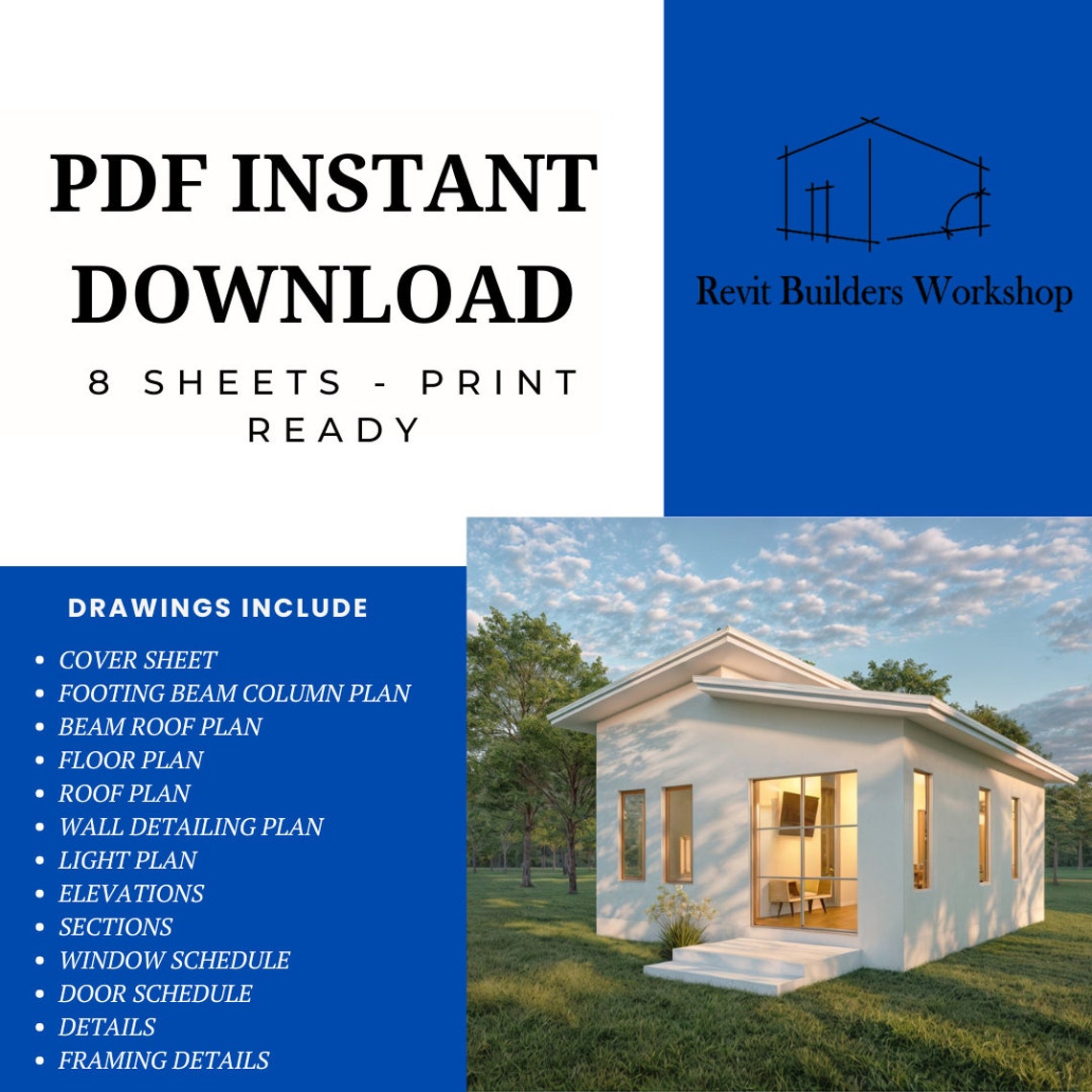 Tiny Home Plan Small House Building Plans Small Vacation House ...