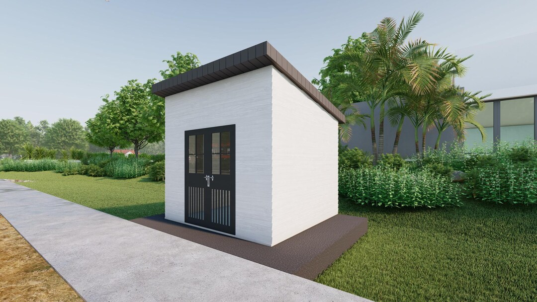 DIY Building Plans for 12'x10' Storage Shed - Elevations, Framing Plan ...