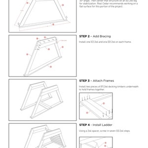 DIY Outdoor Wooden Child's Playset Building Plans | Climbing Wall ...