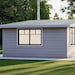 16x16' Studio Tiny Home Shed Building Plans With Floor Plan, Electrical ...