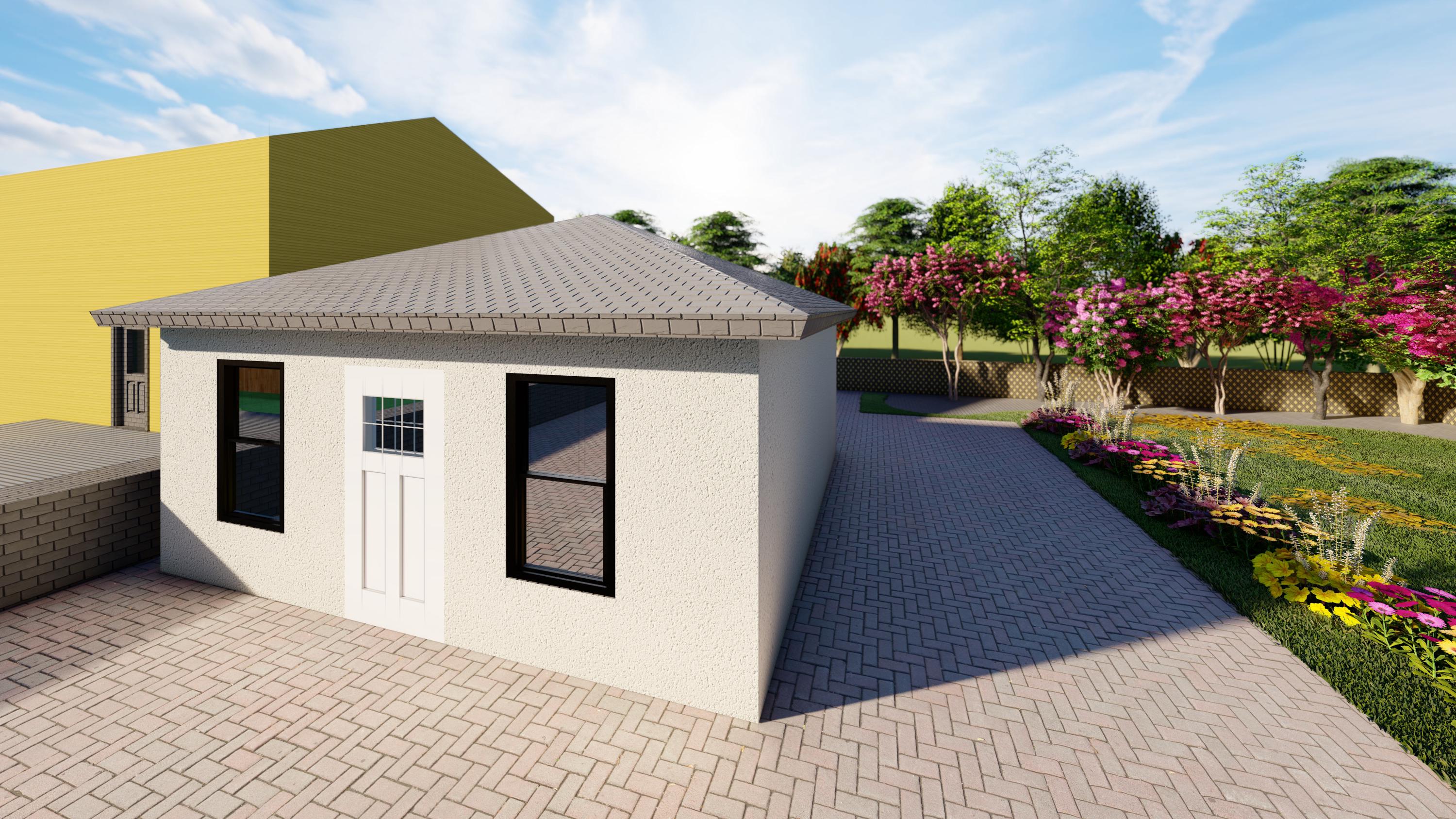 20'x20' Tiny ADU Building Plans With Architectural, Electrical ...