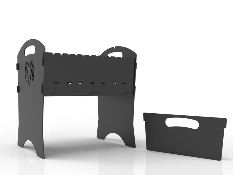 CNC Barbecue DXF File for Instant Download – Perfect for Custom Grills ...