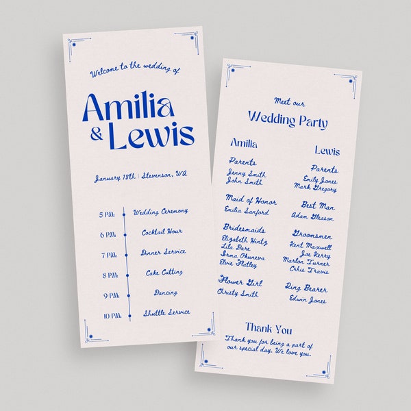 Unique Wedding Programs - Etsy