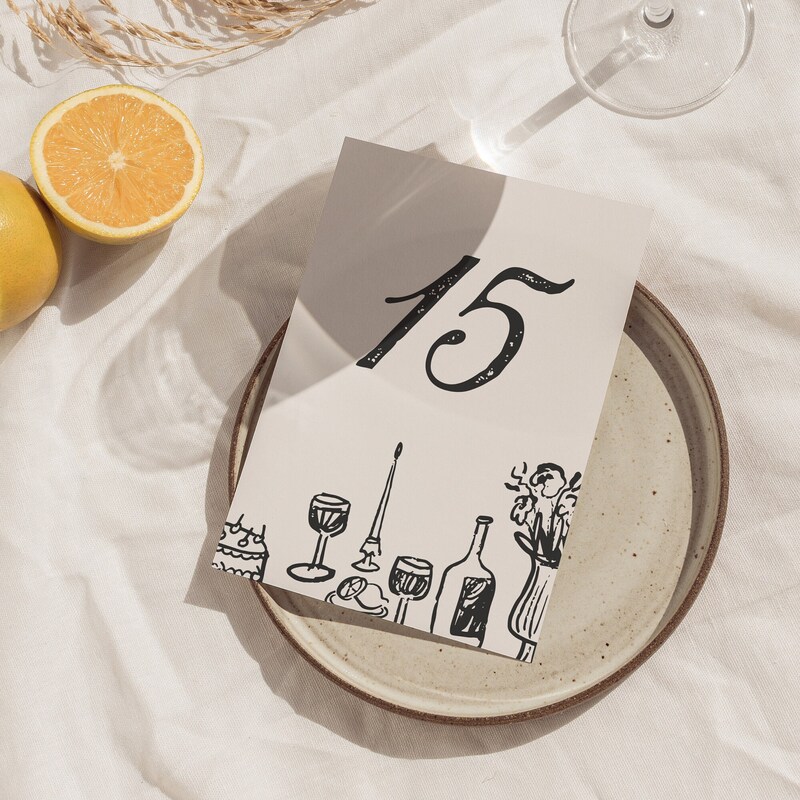 Table Numbers - Etsy