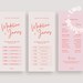 Retro Wedding Program Template Download Wedding Day Timeline Itinerary ...