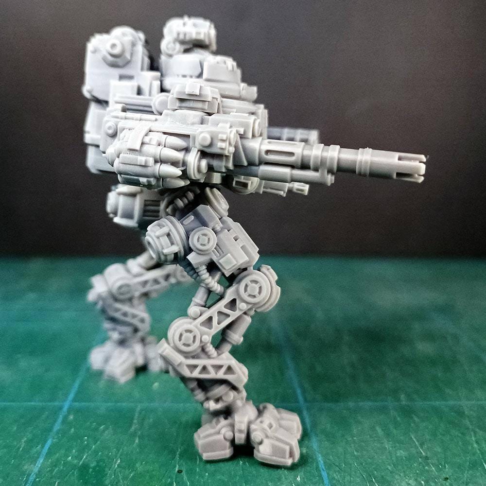Goliath Heavy Assault Mech || 1 Miniature || 3D Printed || 28mm Heroic ...