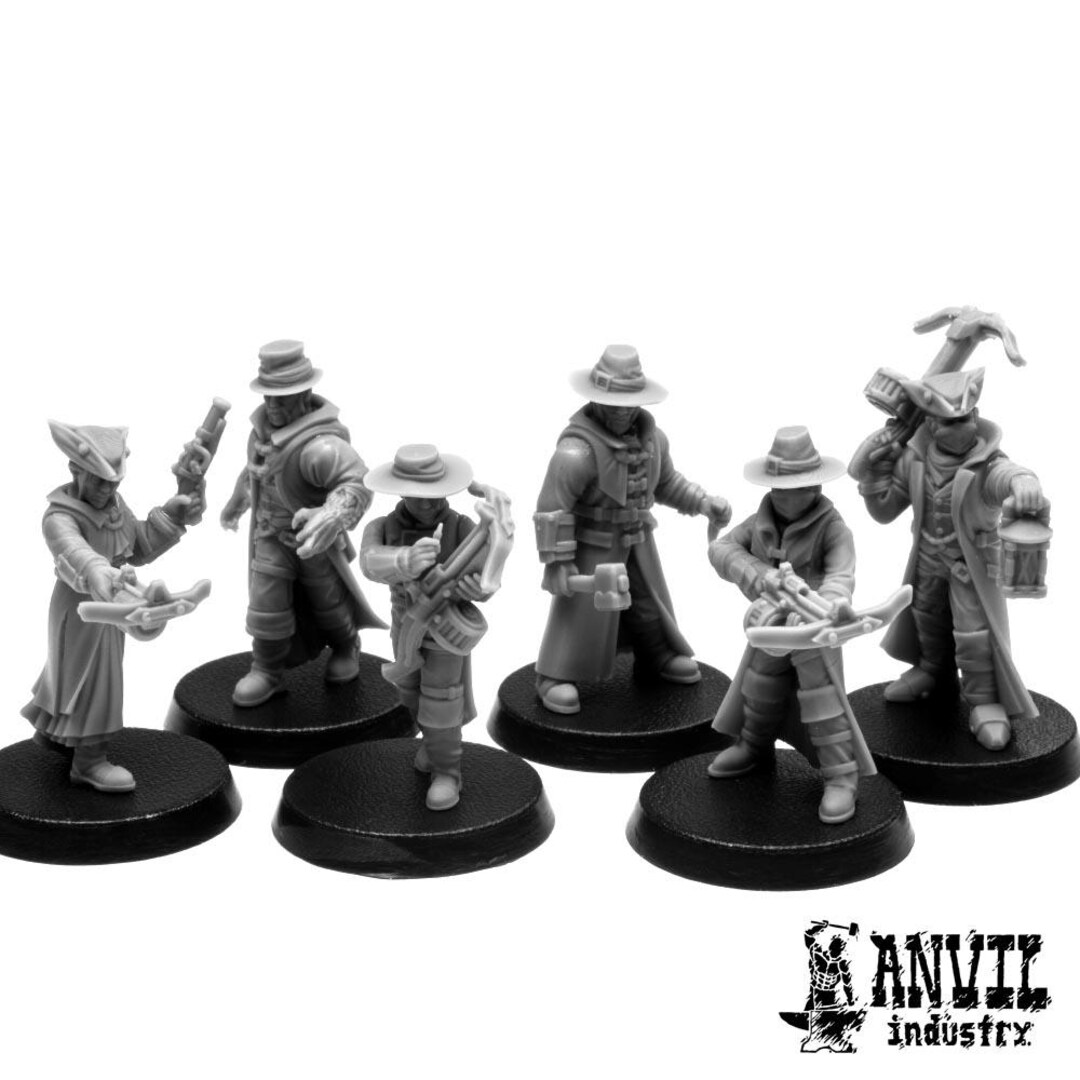 Gothic Vampire Hunters || 6 Modular Miniatures || 3D Printed || 28mm ...
