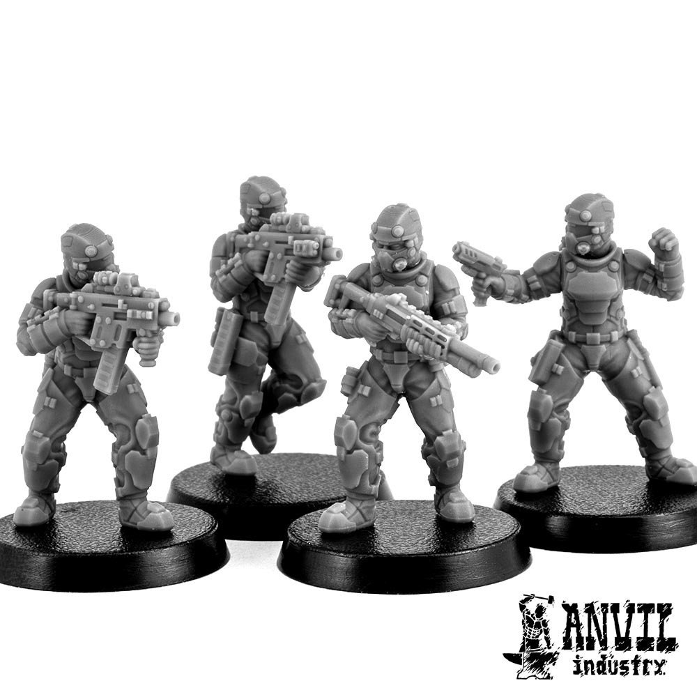 Republic Commando Team 11 Miniatures 3D Printed 28mm Heroic Scale ...