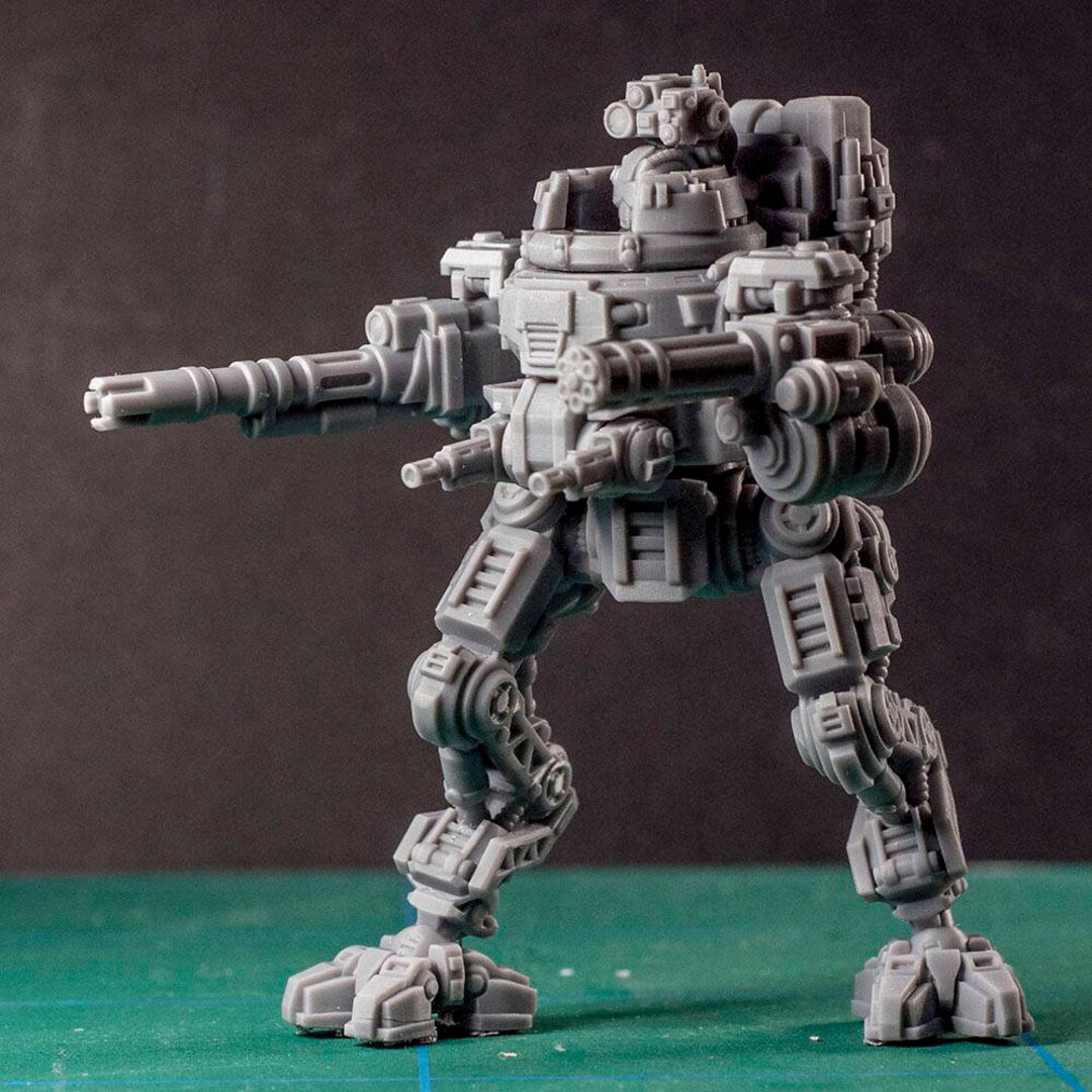 Goliath Heavy Assault Mech 1 Miniature 3D Printed 28mm Heroic Scale ...