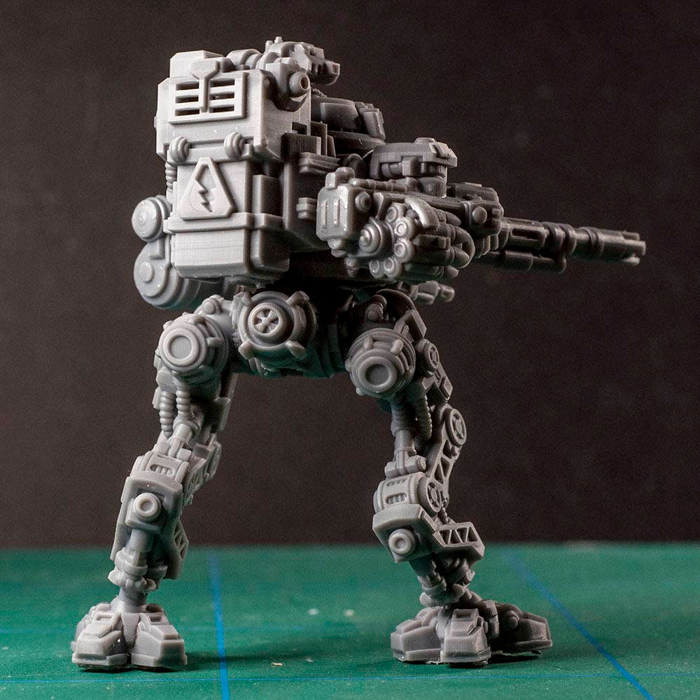 Goliath Heavy Assault Mech 1 Miniature 3D Printed 28mm Heroic Scale ...
