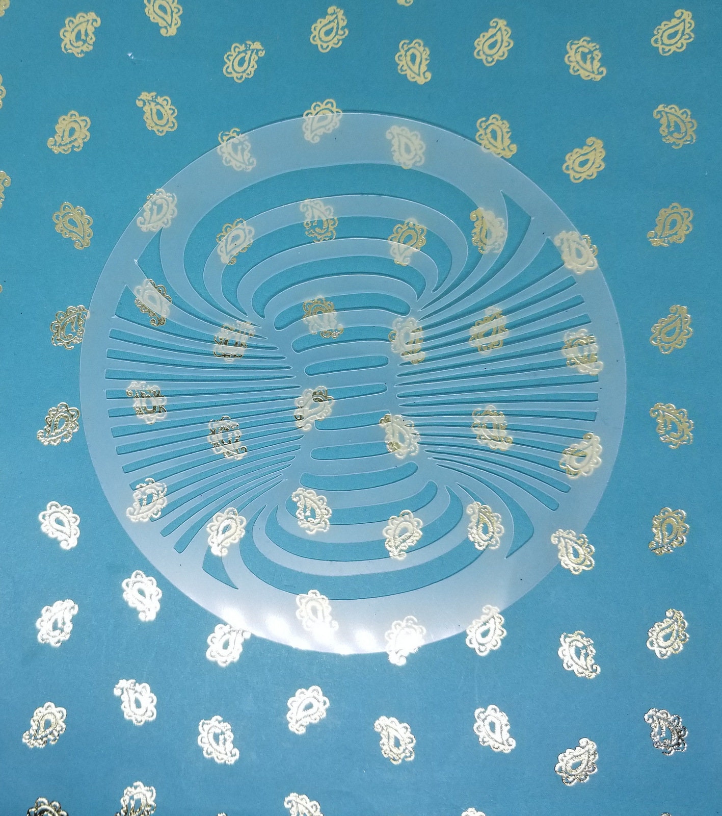 Bibi's Wormhole Optical Illusion Stencil Warp Interdimensional Reusable ...