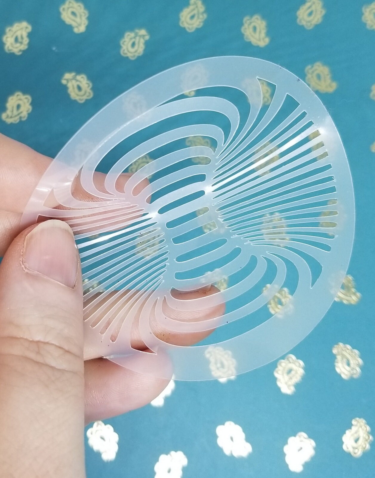 Bibi's Wormhole Optical Illusion Stencil Warp Interdimensional Reusable ...