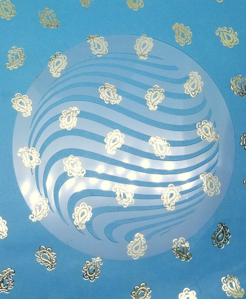 Bubble Swirl Optical Illusion Stencil Trippy Acid Reusable Mylar Print ...