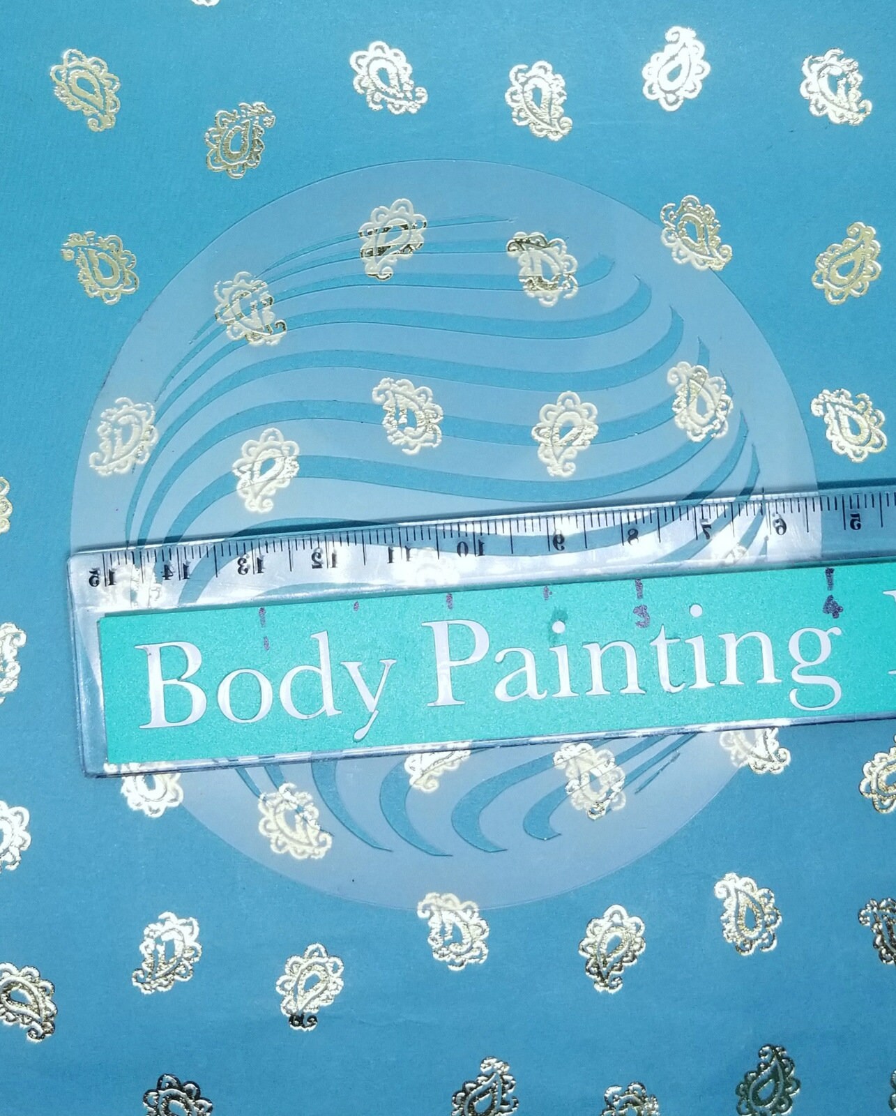 Bubble Swirl Optical Illusion Stencil Trippy Acid Reusable Mylar Print ...