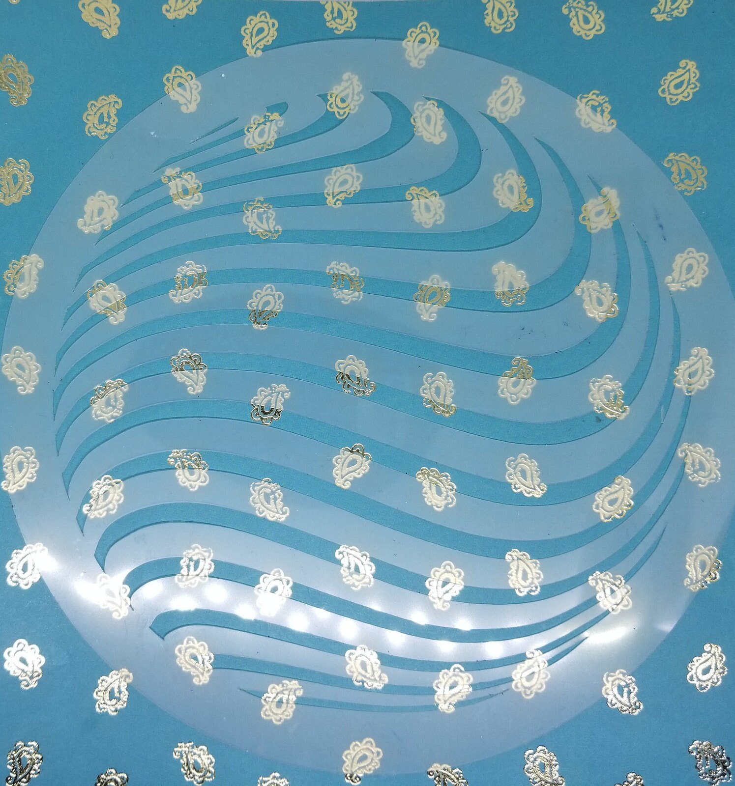 Bubble Swirl Optical Illusion Stencil Trippy Acid Reusable Mylar Print ...