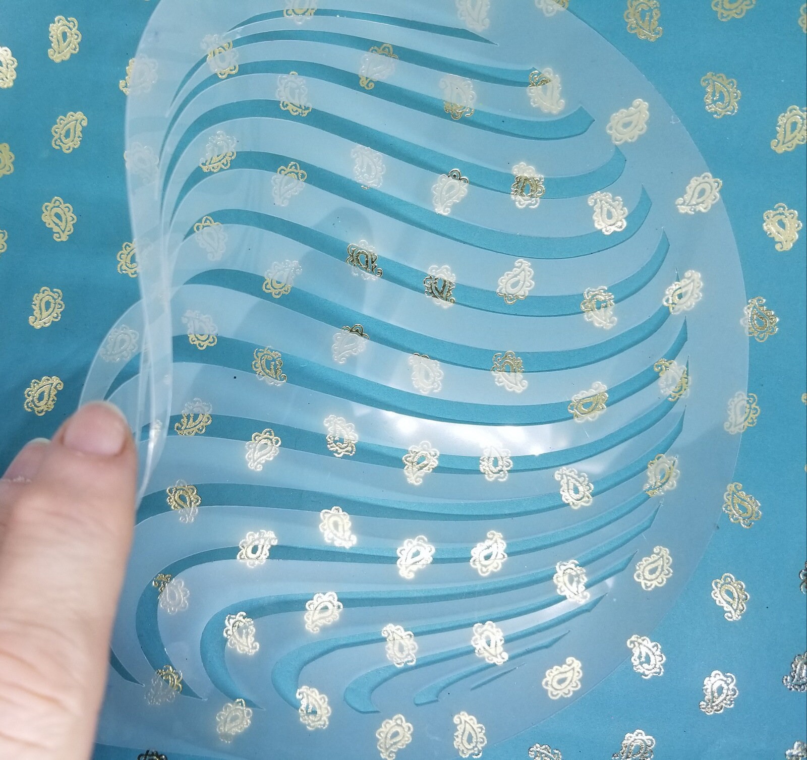 Bubble Swirl Optical Illusion Stencil Trippy Acid Reusable Mylar Print ...