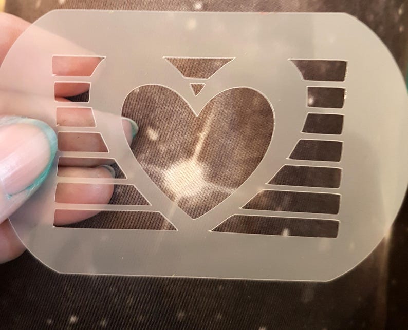 PRIDE STENCILS Rainbow Flag Love Hugs LGBTOQ Reusable Mylar Print ...