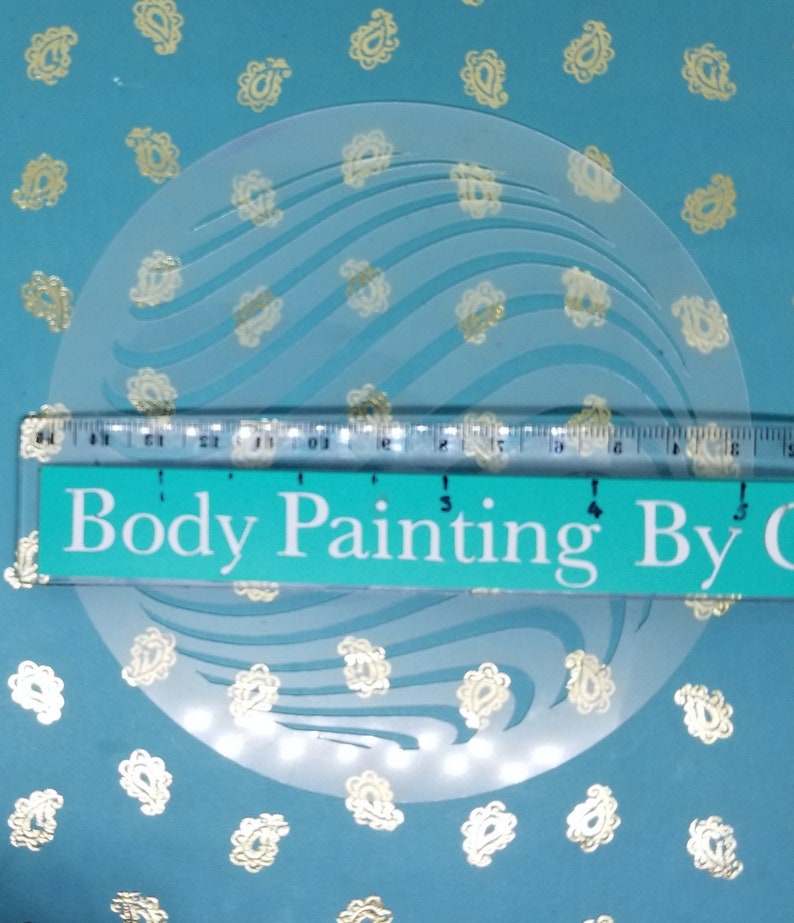 Bubble Swirl Optical Illusion Stencil Trippy Acid Reusable Mylar Print ...