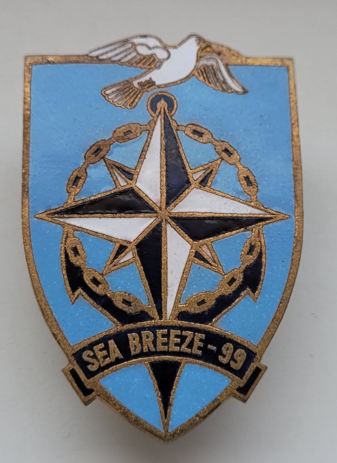USSR Soviet Russian Military NAVY Fleet Rare Enamel Badge Military ...