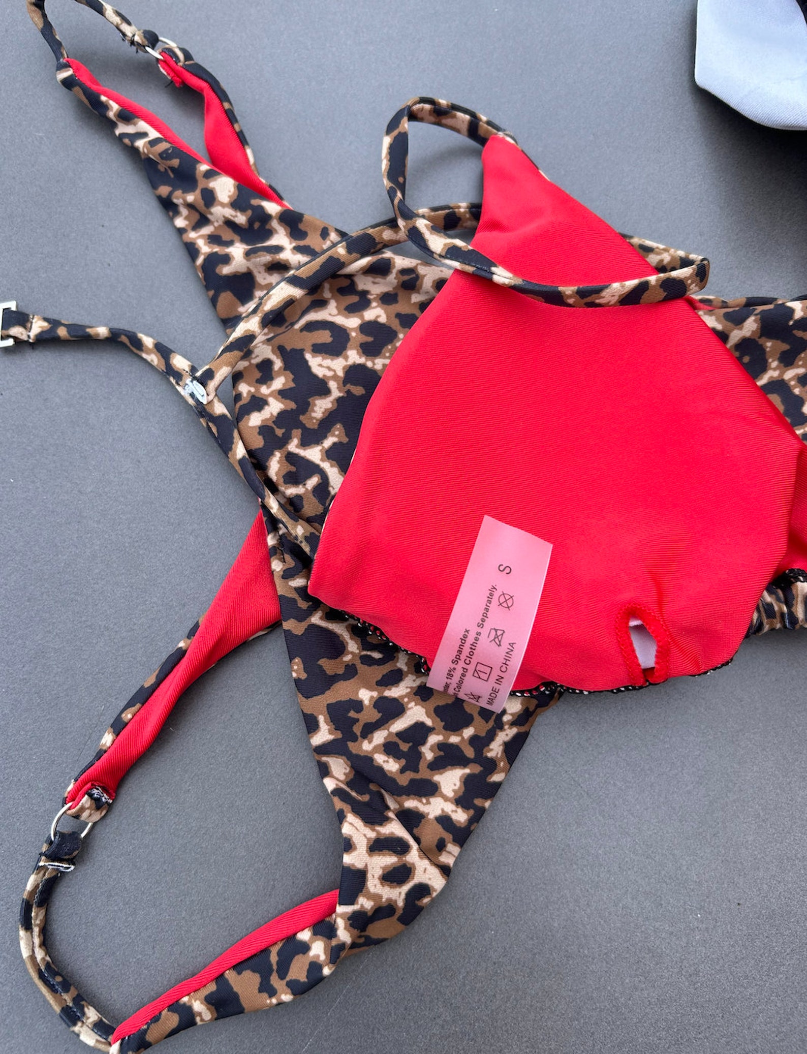 Leopard Print Bikini Cheetah Red Swimwear Swim Brown Animal Summer ...