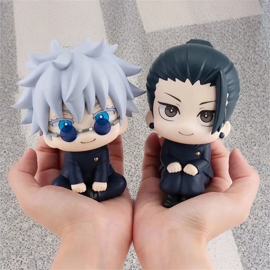 Anime Jujutsu Kaisen Cute Gojo Funko Pop Toy Figurine Toy Bubble Head ...