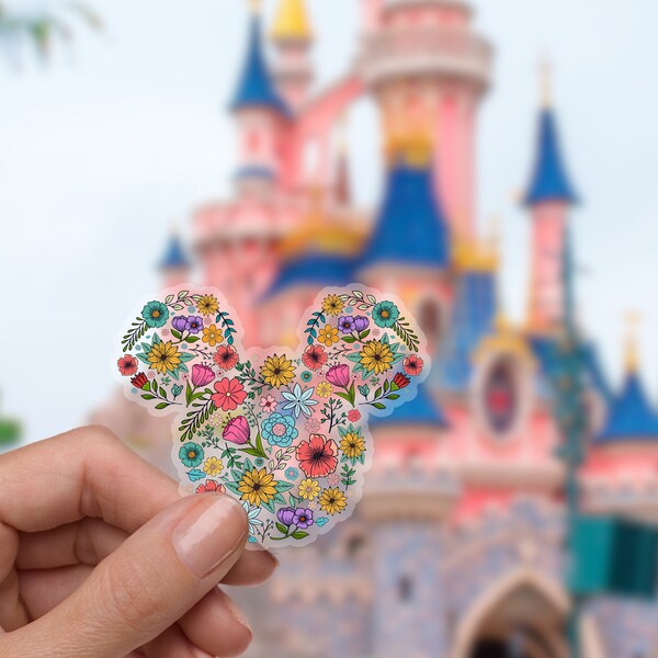 Mickey Ears Water Bottle Stickers - Etsy