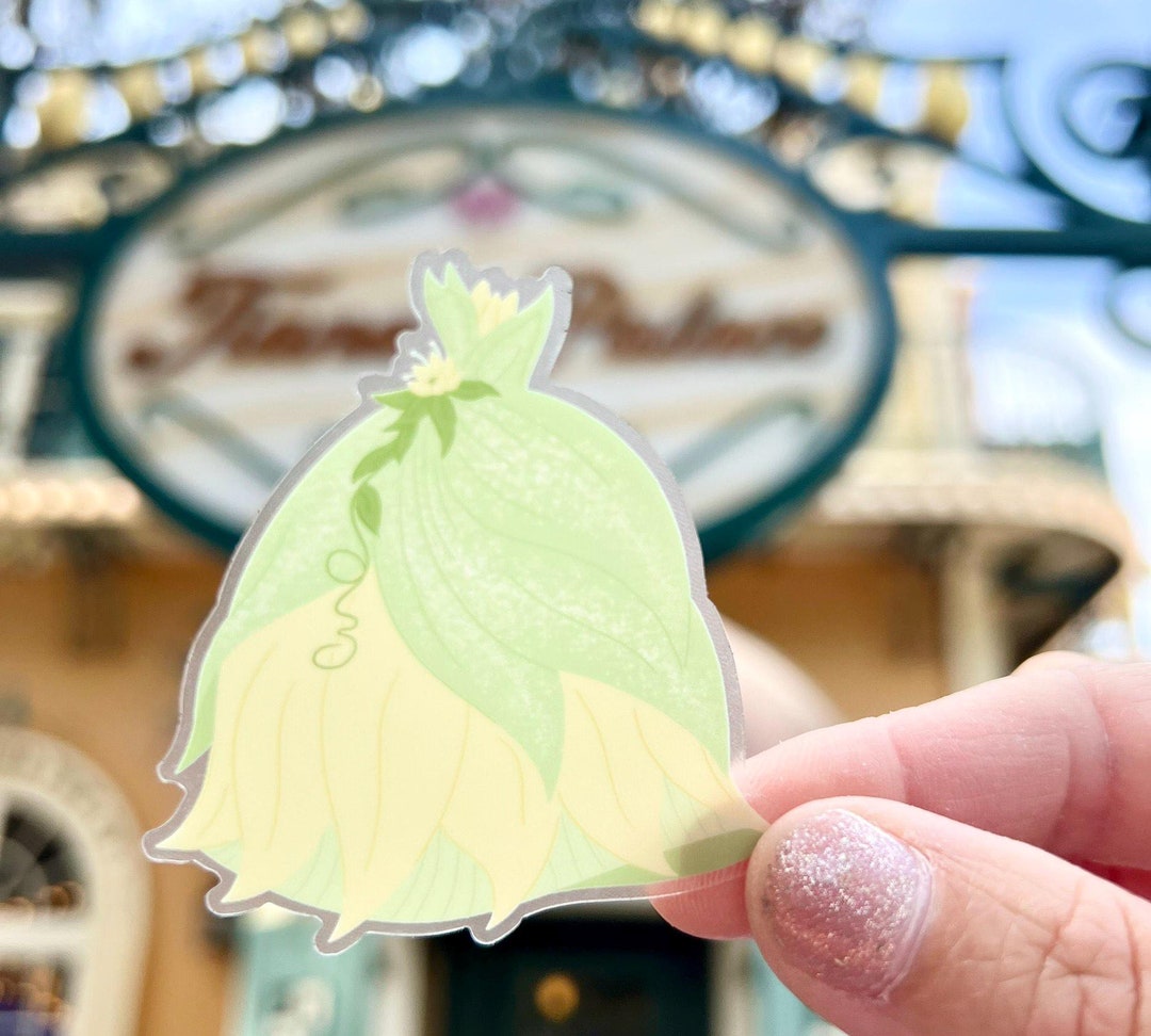 Tiana Dress Disney Sticker Disney Stickers Princess Princess and the ...