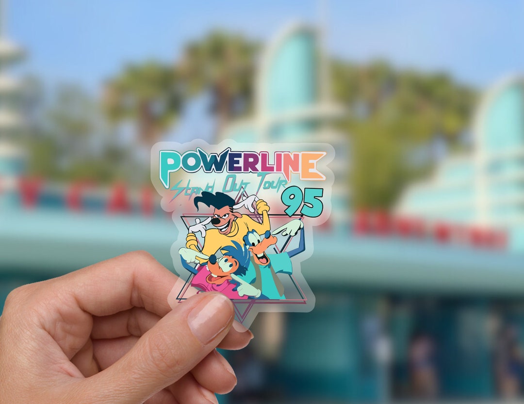 Powerline A Goofy Movie Disney Stickers Disney Sticker Water Bottle ...