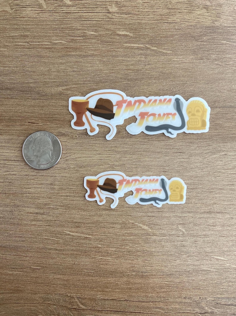 Indiana Jones Sticker, Adventureland, Disneyland, Disney, Dynamite ...