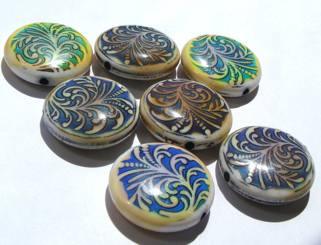 Fern Mood Beads Color Changing Beads Mood Beads Mirage Mood Beads for ...