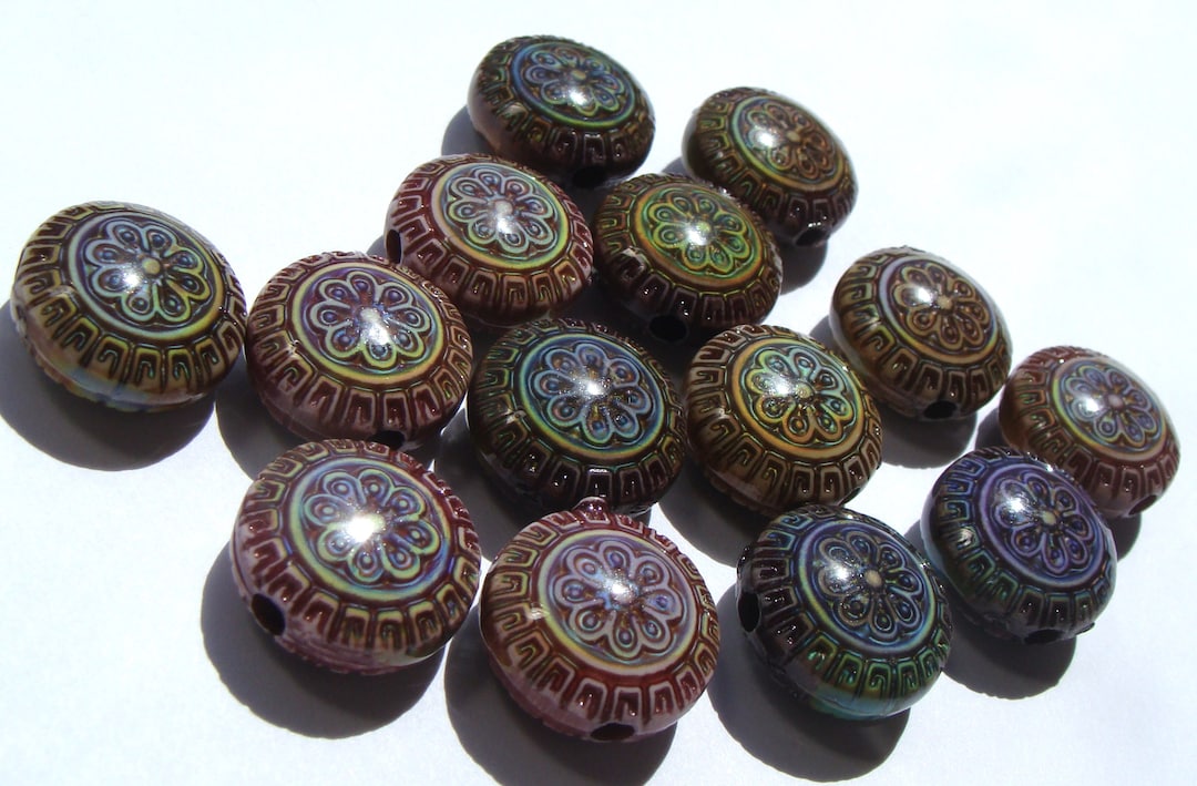 Sun Blossom Mood Beads 5 Pieces Color Changing Beads Mood Beads Mirage ...