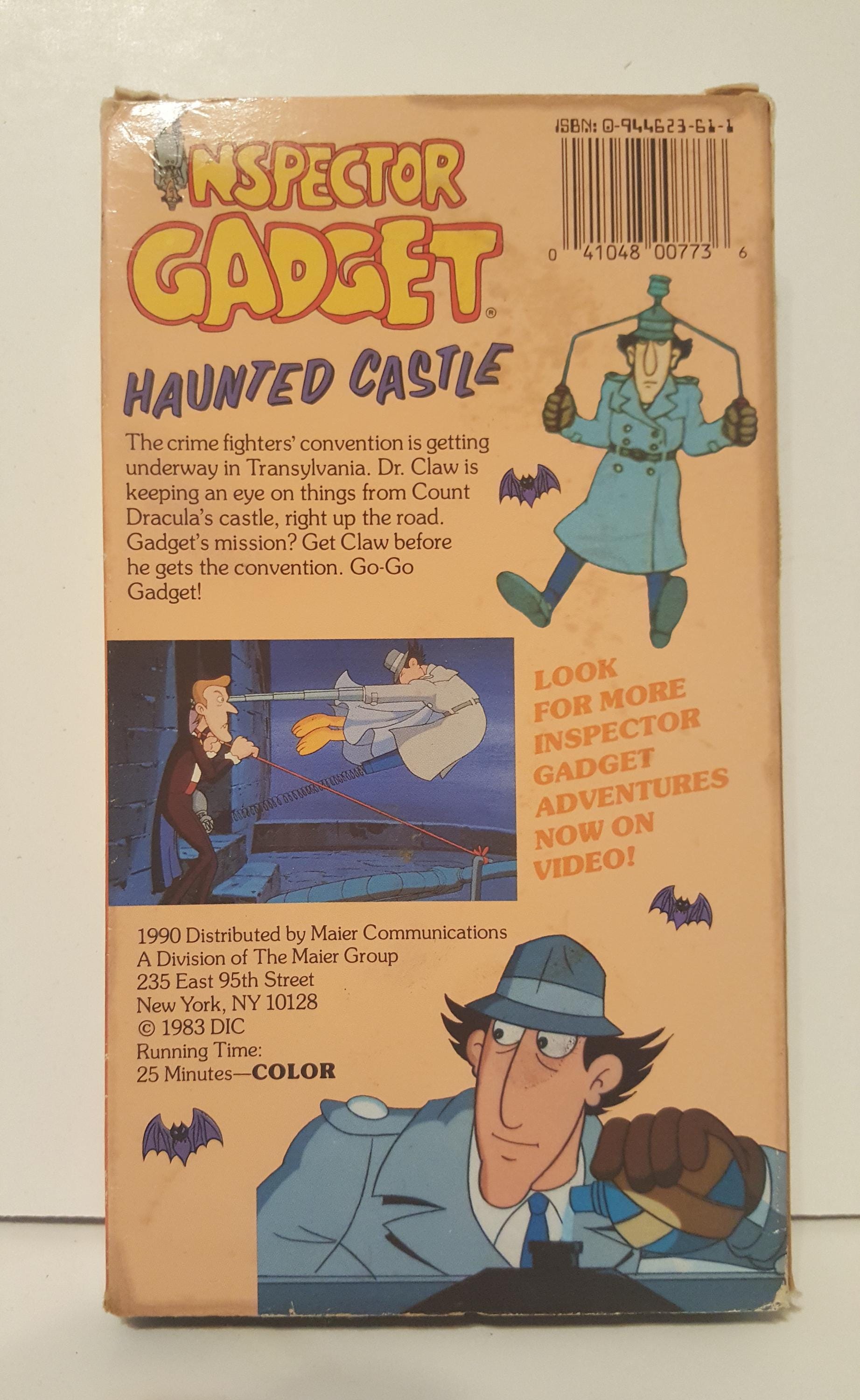 Inspector Gadget: Haunted Castle 1990 VHS - Etsy
