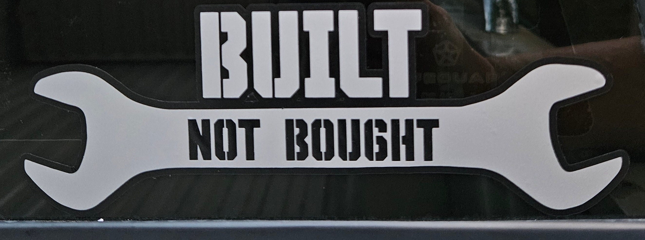 Built Not Bought Decal - Etsy