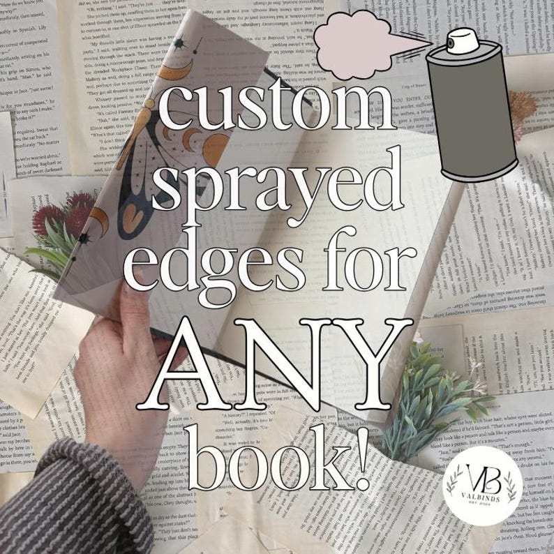 Custom Sprayed Edges for ANY Book! - Etsy