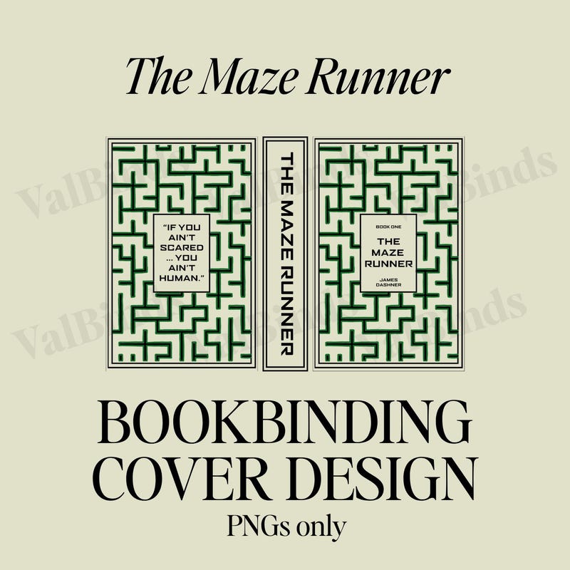The Maze Runner Book Cover - Etsy