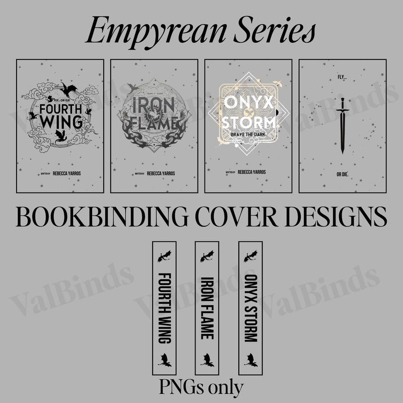 Fourth Wing Book Cover - Etsy