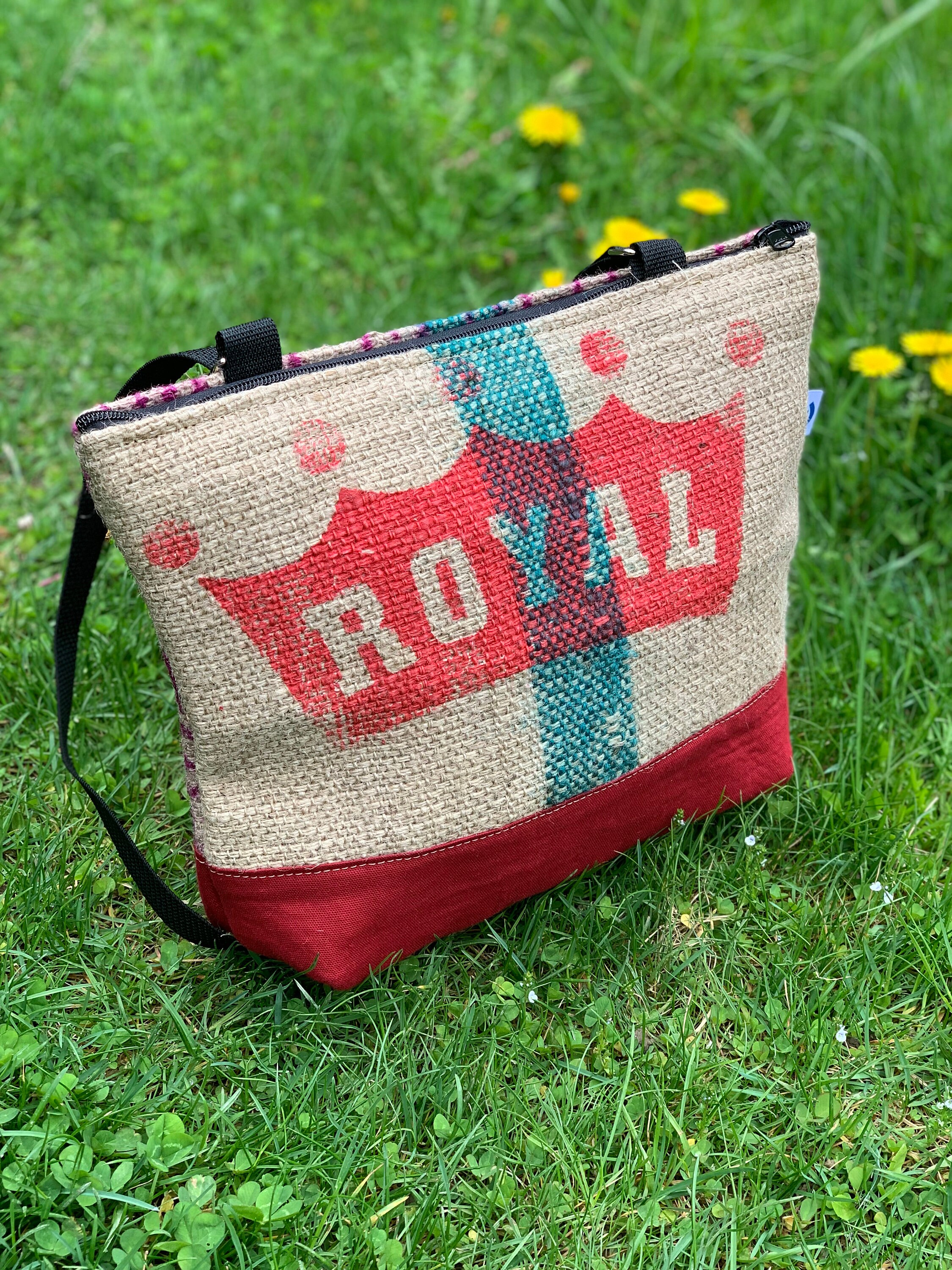 Handmade Coffee Sack Bag Made From Authentic Repurposed Coffee Sack - Etsy