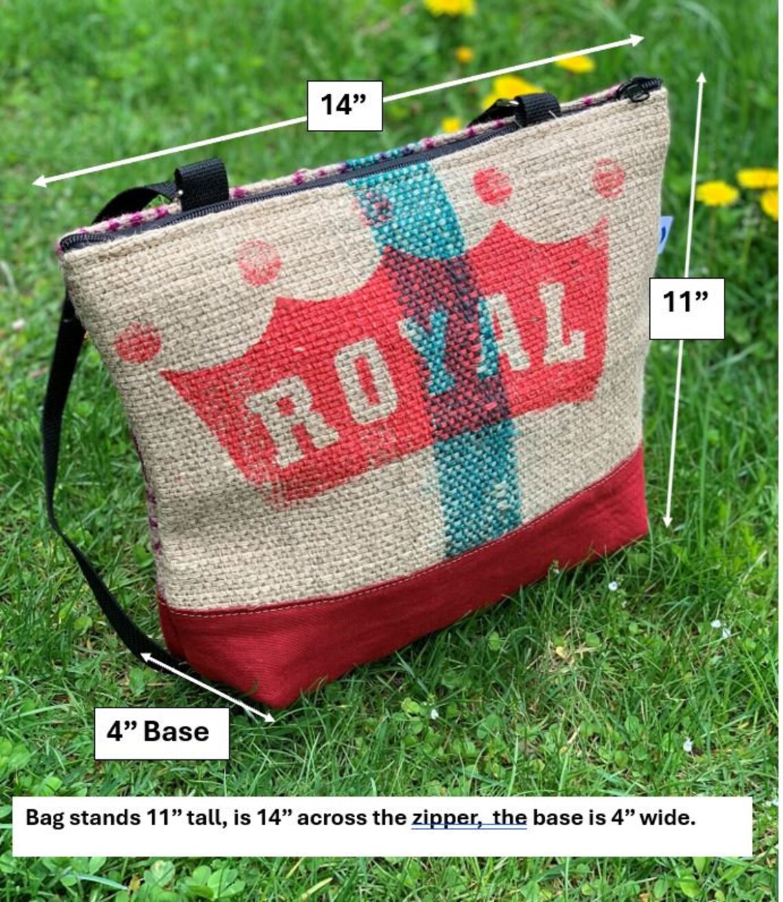 Handmade Coffee Sack Bag Made From Authentic Repurposed Coffee Sack - Etsy