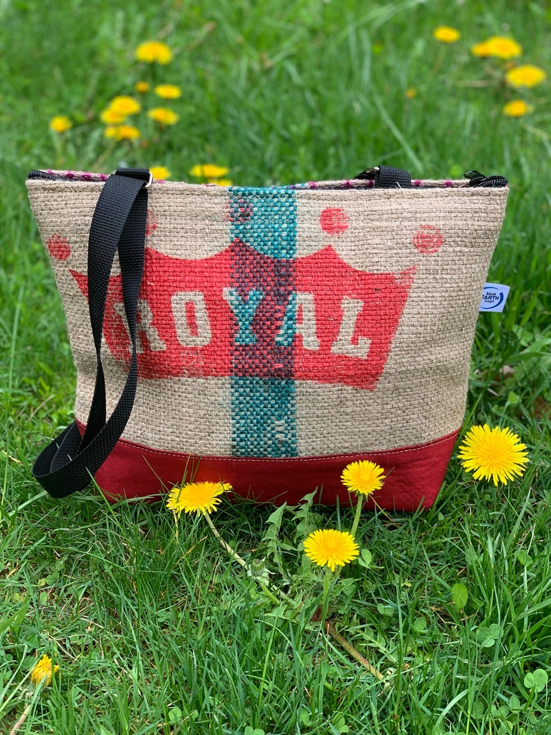 Handmade Coffee Sack Bag Made From Authentic Repurposed Coffee Sack - Etsy